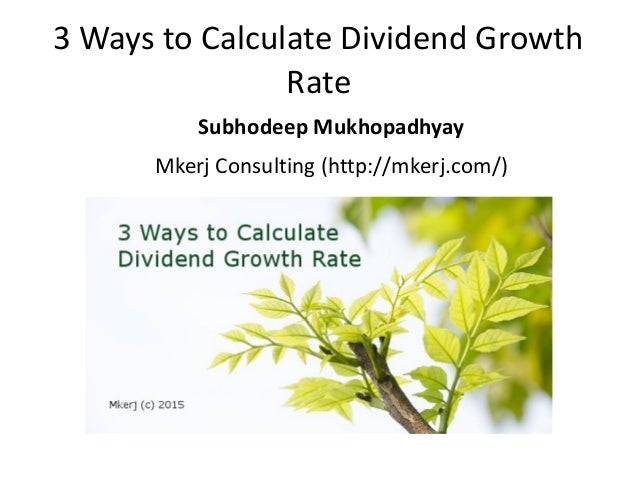 Calculate Dividend Growth Rate Ppt calculate-dividend-growth-rate-ppt