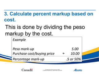 calculate mark-up percentage CO#4.ppt