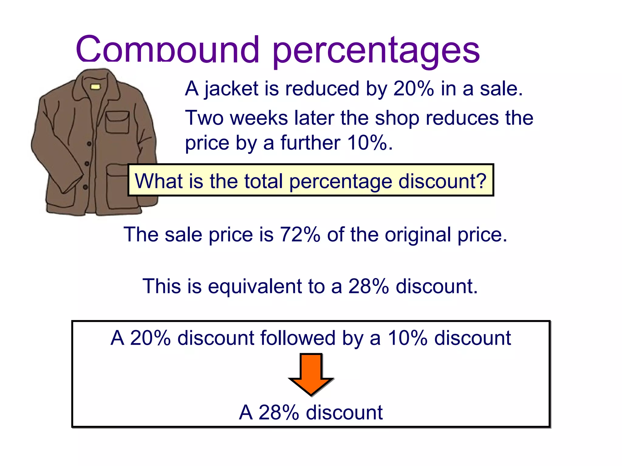 Calculate percentage change | PPT