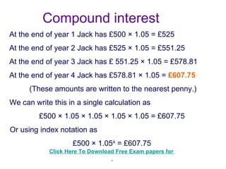 Calculate percentage change | PPT