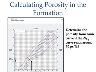 Calculating porosity and water saturation | PPTX