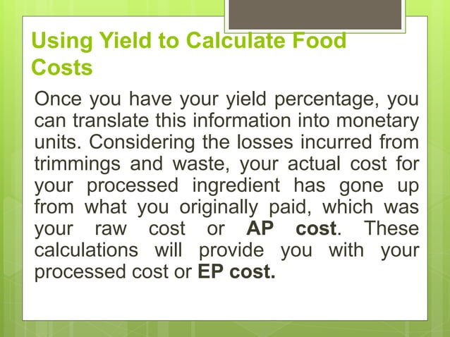 CALCULATE PRODUCTION INPUT AND OUTPUT.pptx | Agriculture | Industries