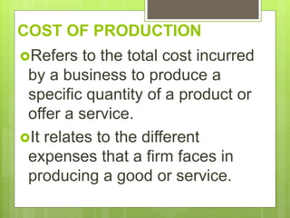 CALCULATE PRODUCTION INPUT AND OUTPUT.pptx
