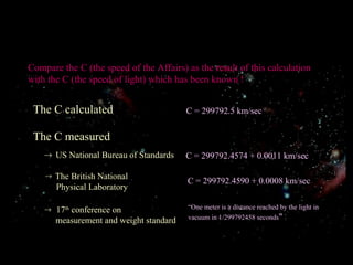 Calculate speed of light from quran | PPS