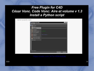 Calculate the Area and Volume of objects in Cinema 4D with Plugin Aire ...