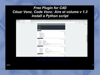 Calculate the Area and Volume of objects in Cinema 4D with Plugin Aire ...