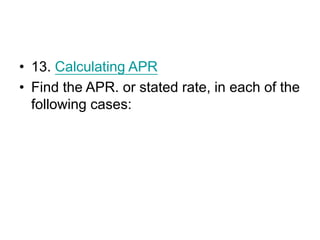 How to Find EAR and APR in MS Excel? | PPT