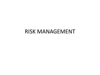 Calculate the Risk | PPT