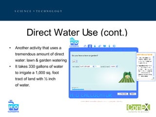 Calculate your Water Footprint at H2O Conserve | PPT | Water Services ...