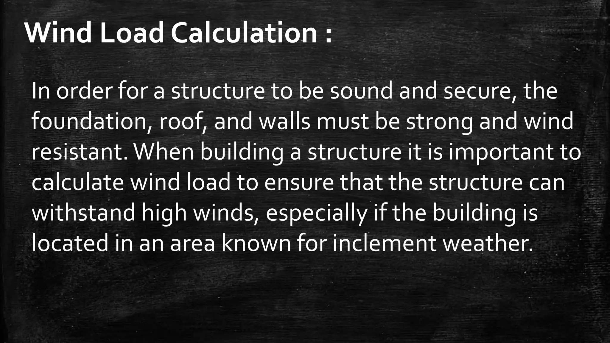 wind load and its types also calculations of wind load and example ..... | PPTX