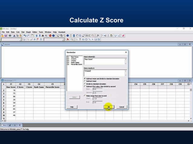 Z-Score In Minitab – Methods and formulas for Z-MR Chart – XEBNZX