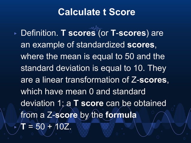 Calculate z score, t score and percentile in minitab | PPTX ...