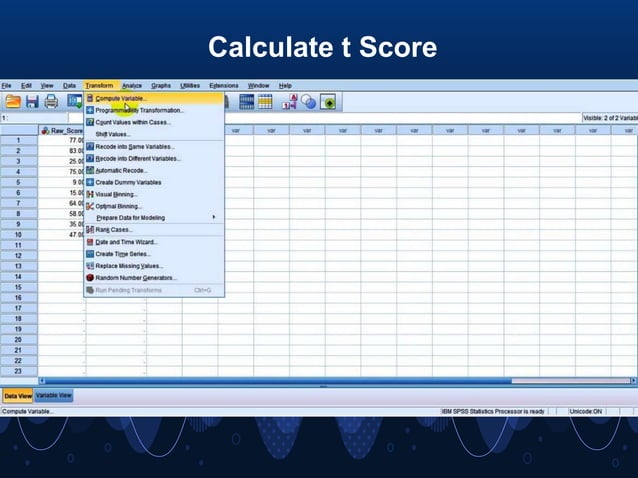 Calculate Z Score T Score And Percentile In SPSS calculate-z-score-t-score-and-percentile-in-spss