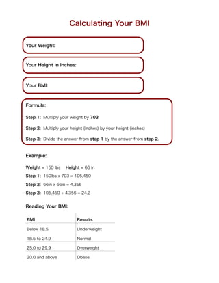 Calculating your-bmi | PDF