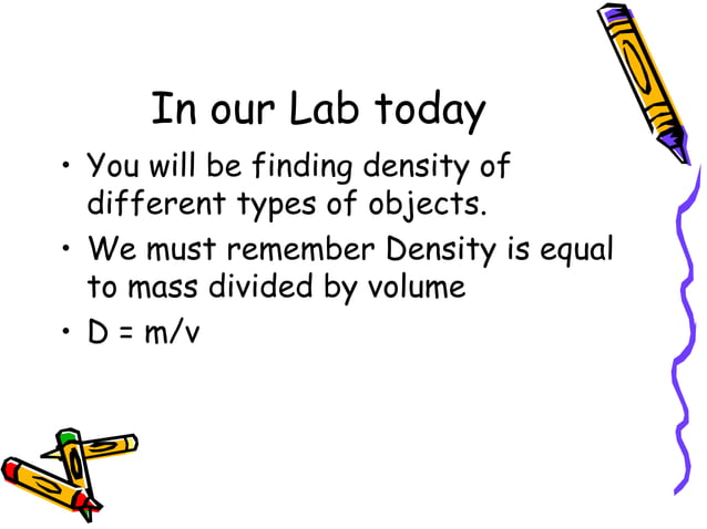 Calculating And Finding Density | PPT