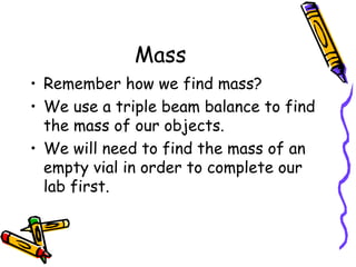 Calculating And Finding Density | PPT