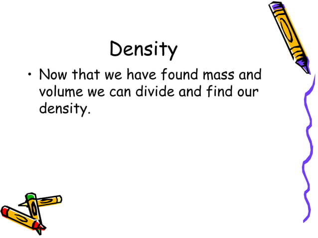 Calculating And Finding Density | PPT