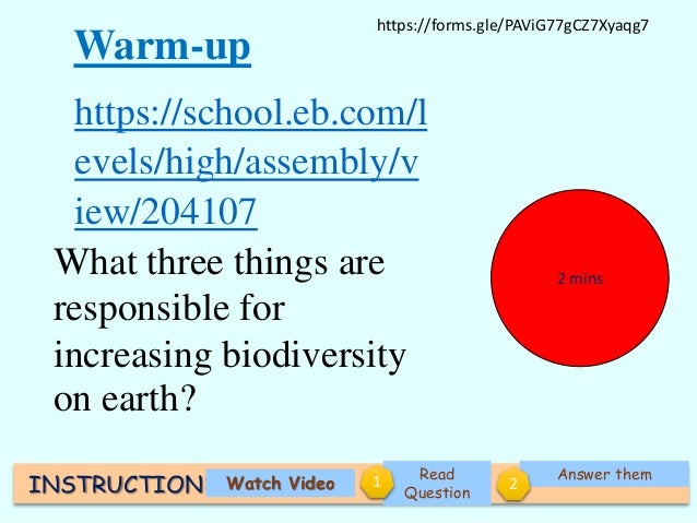 Calculating biodiversity | PPT