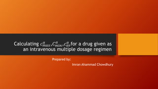 Calculating c max^α,c (mⅈ | PPTX