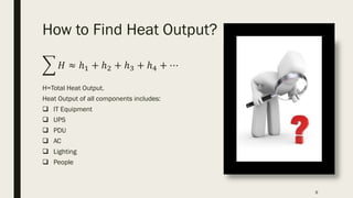 Calculating cooling requirements for data center | PDF