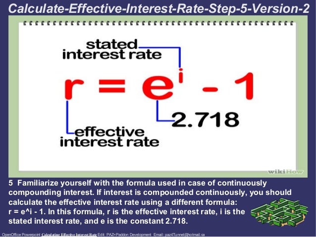 How To Calculate Interest Effective Rate - Haiper