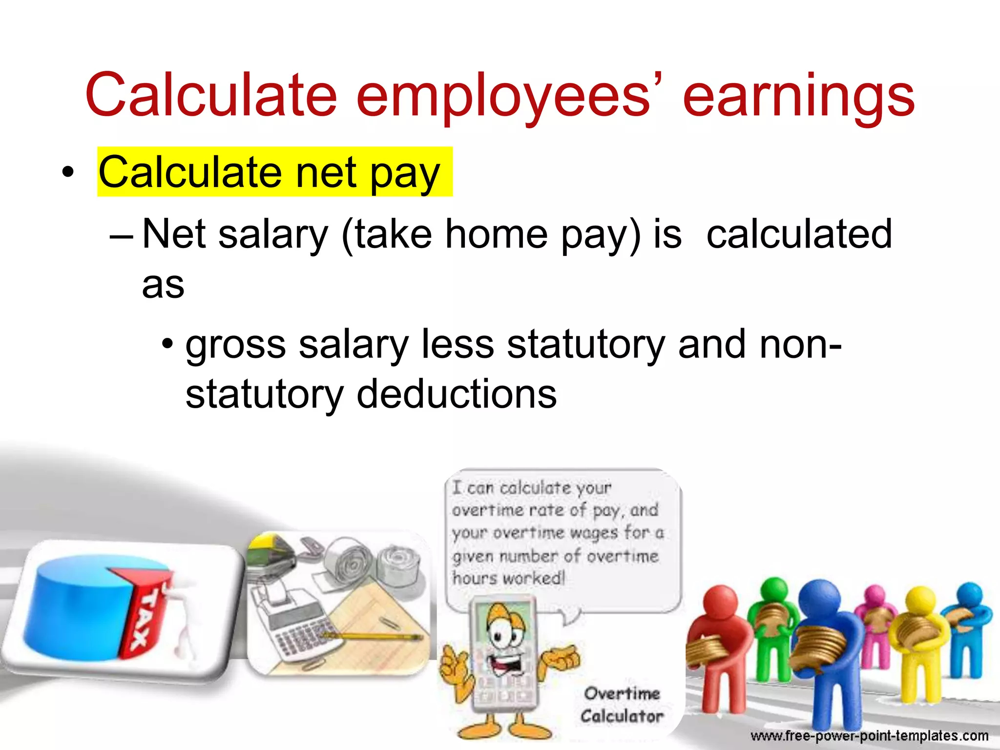 Calculating employee earnings for csec | PPTX