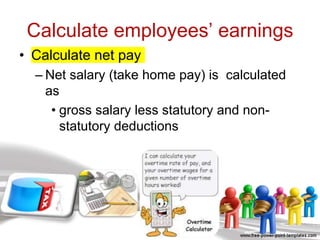 Calculating employee earnings for csec | PPTX