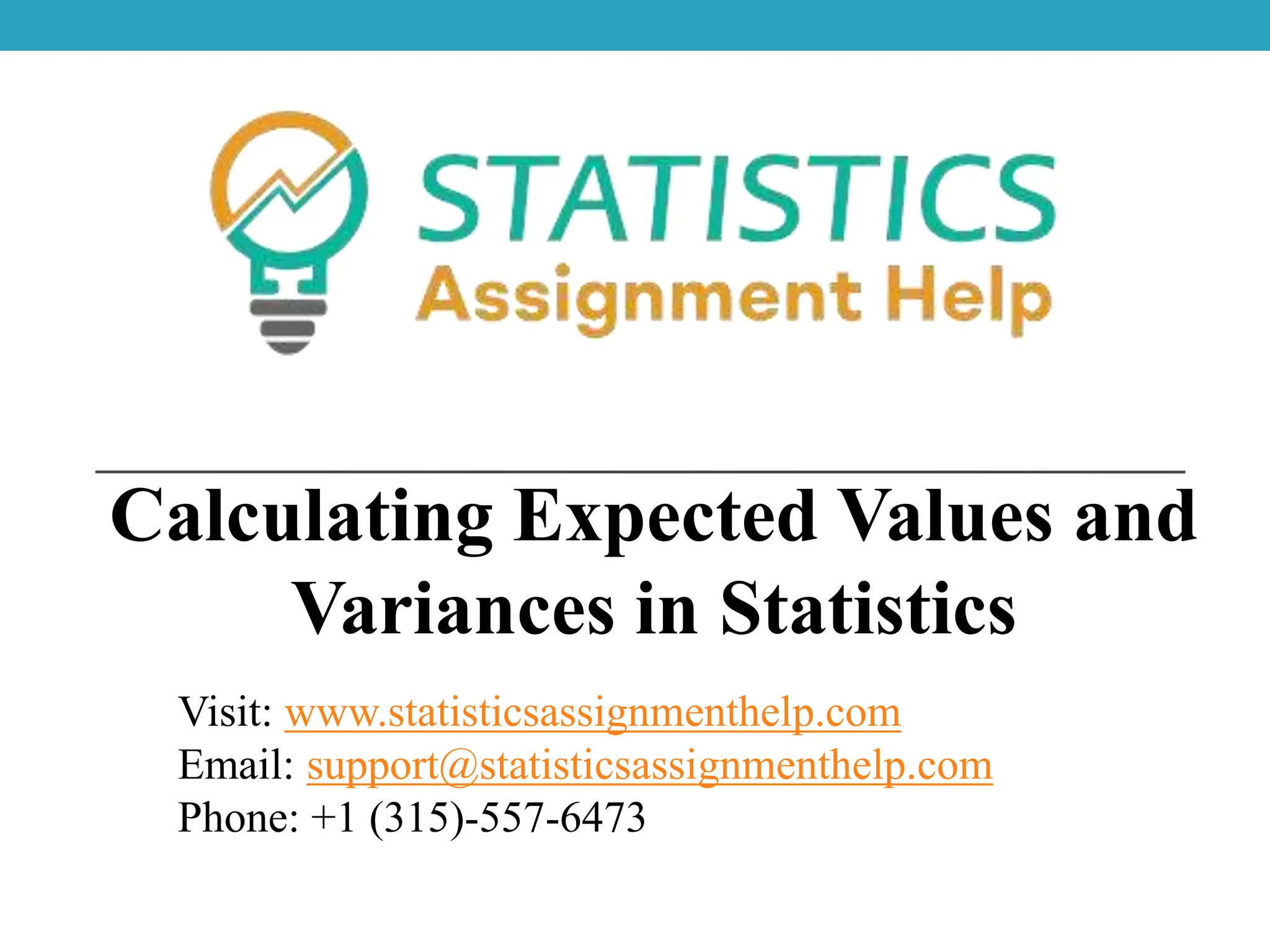 Calculating Expected Values and Variances in Statistics | PPT