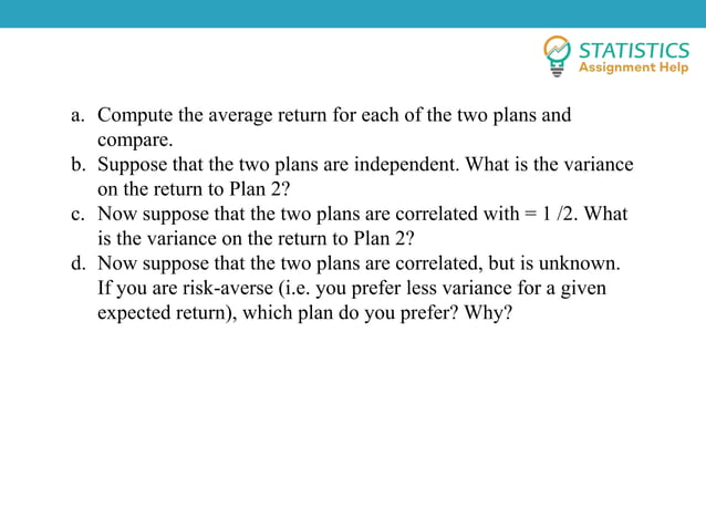 Calculating Expected Values And Variances In Statistics Ppt