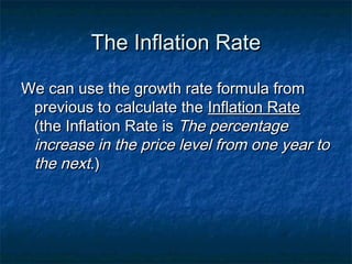 Inflation Rate Formula Gdp