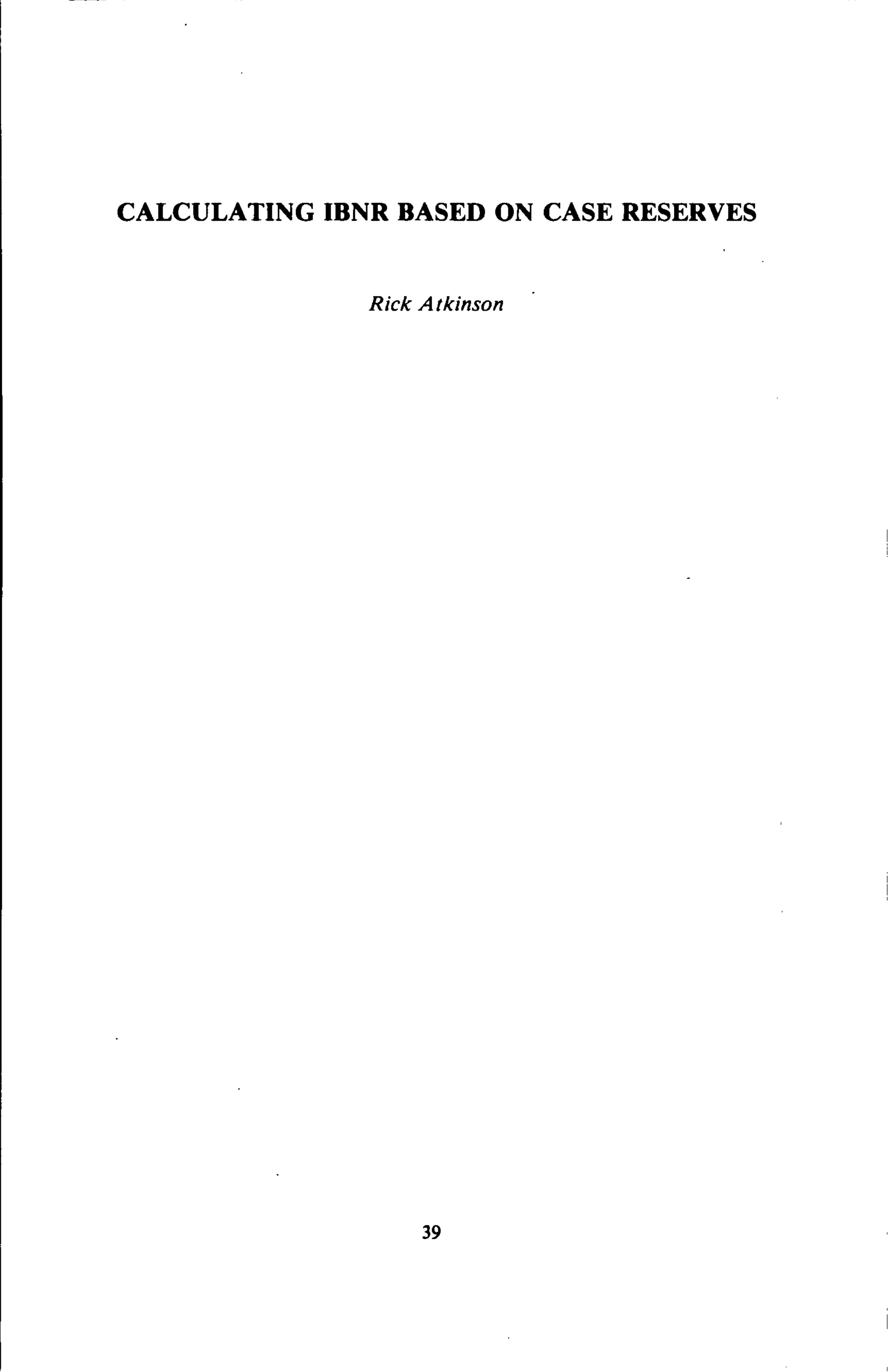 Calculating ibnr based on case reserves.PDF