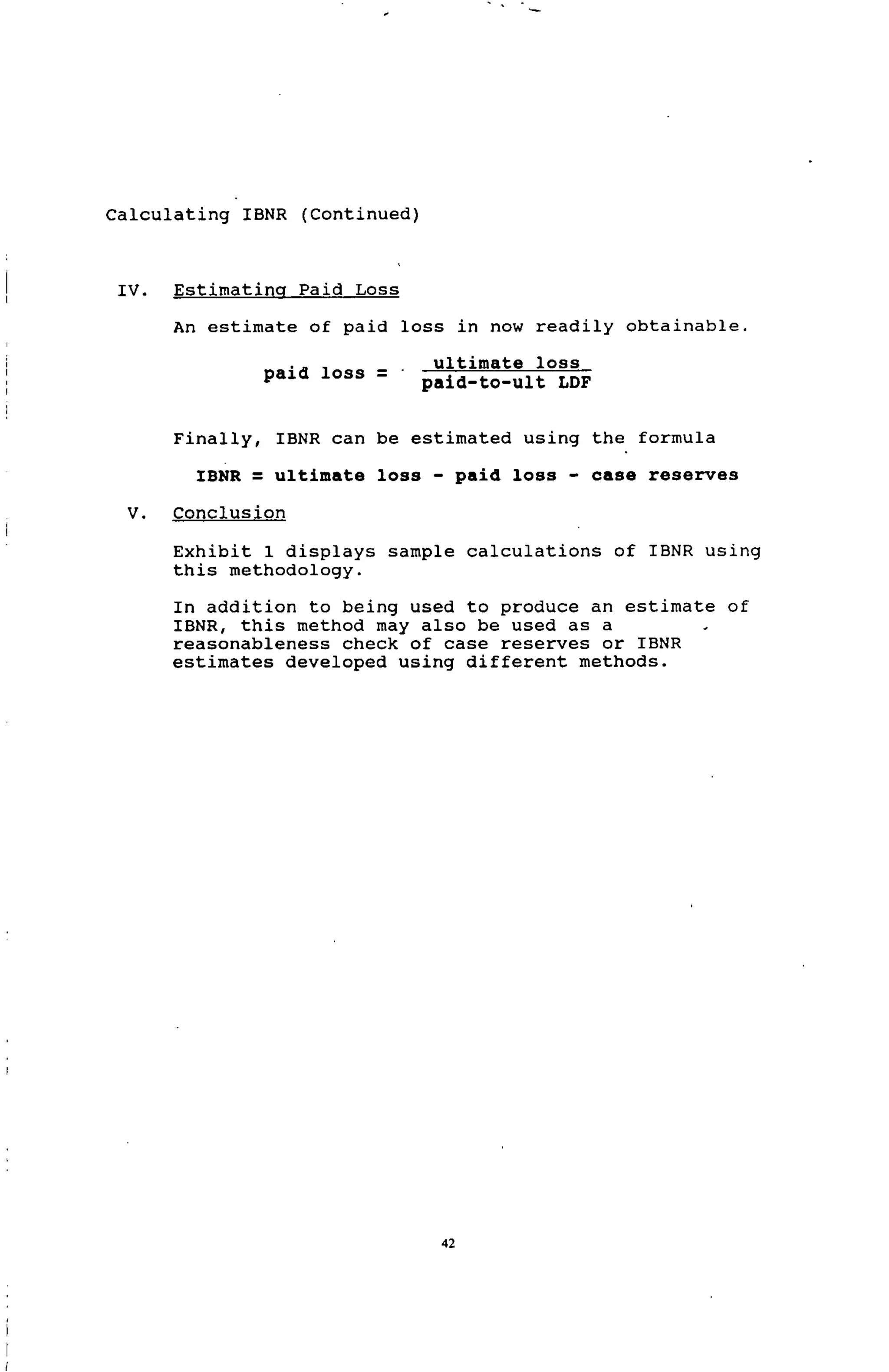 Calculating ibnr based on case reserves.PDF