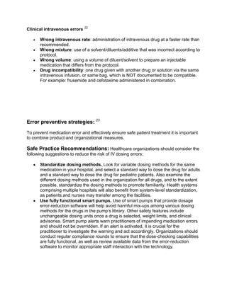 Calculating intravenous drug infusion made easy! | DOCX