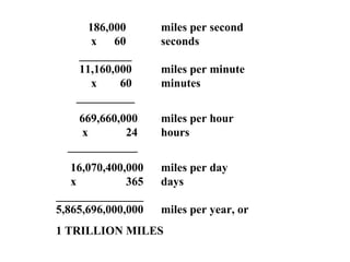 Calculating Light Speed | PPT