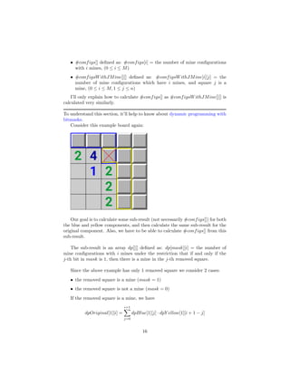 Calculating Mine Probability in Minesweeper | PDF