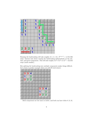 Calculating Mine Probability in Minesweeper | PDF