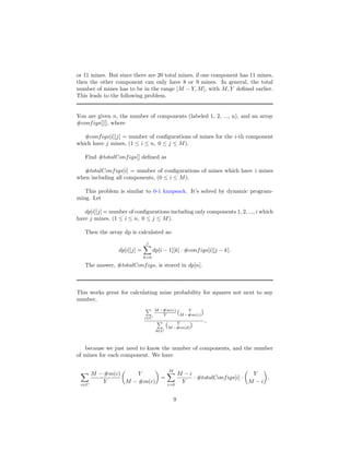 Calculating Mine Probability in Minesweeper | PDF