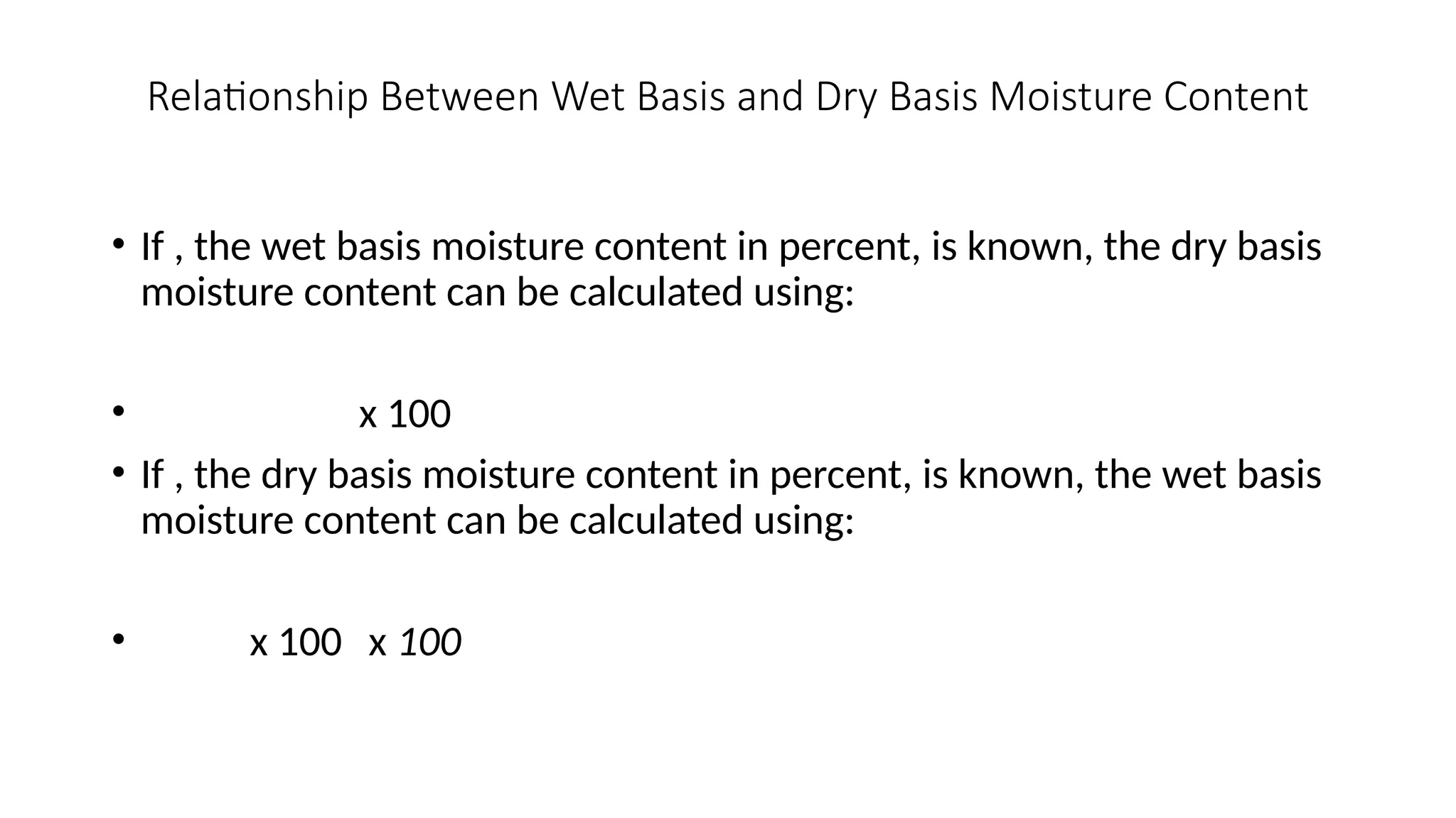 Calculating Moisture Contents.pptx tutorial | PPT