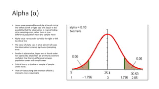 Calculating p value | PPTX