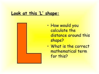Calculating perimeters | PPT
