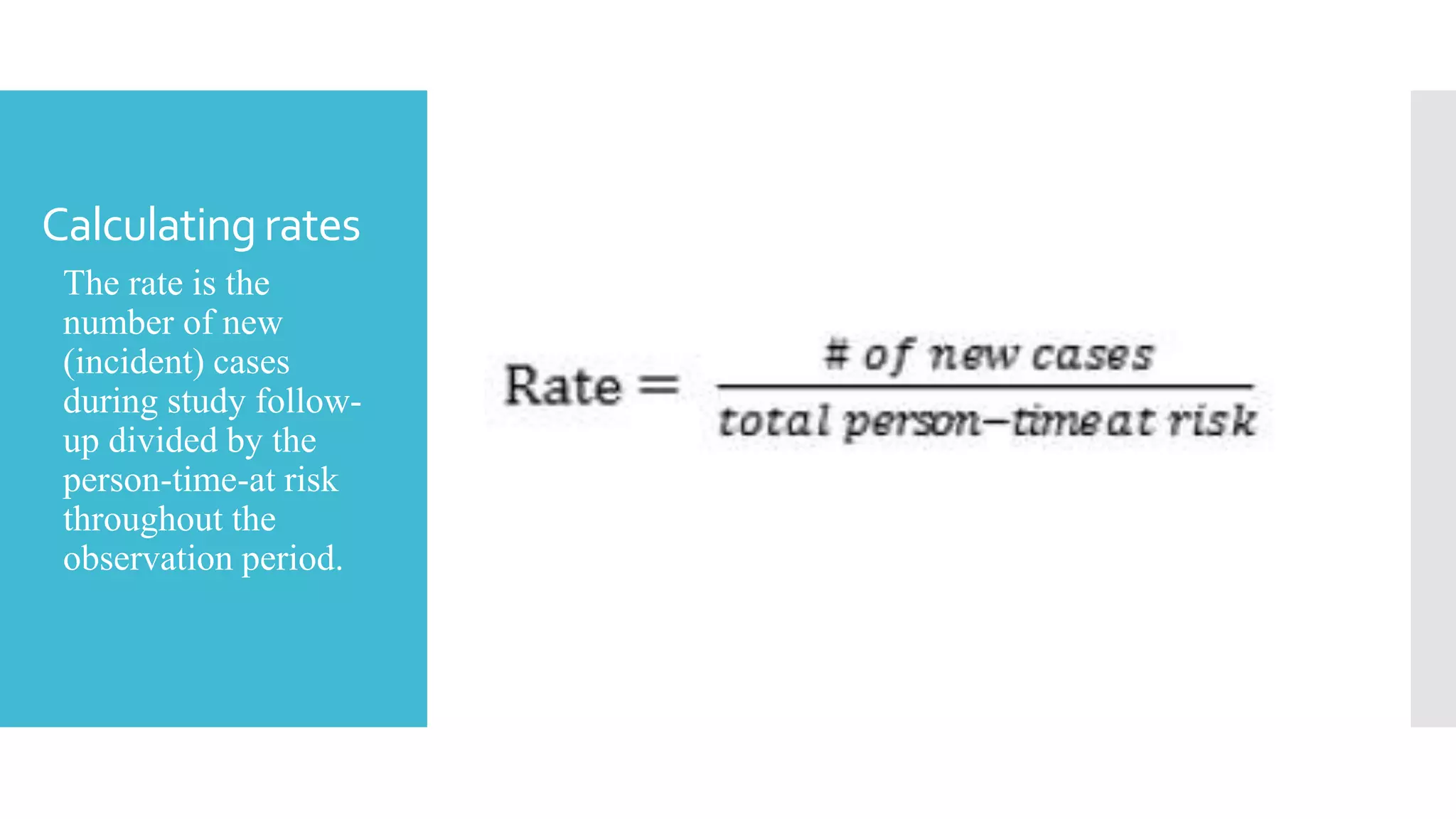 Calculating person time | PPTX