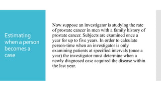 Calculating person time | PPTX