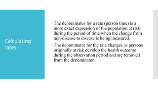 Calculating person time | PPTX