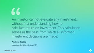 PRESENTATION - Calculating Return on Investment for Planned Giving ...