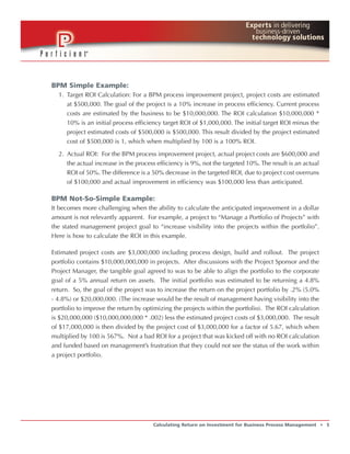 Calculating roi for_bpm --- | PDF