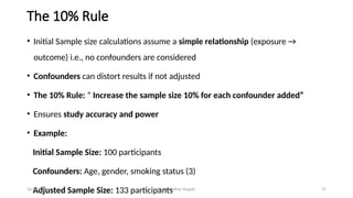 Calculating Sample Size and Power (Dr Shreedhar).pptx