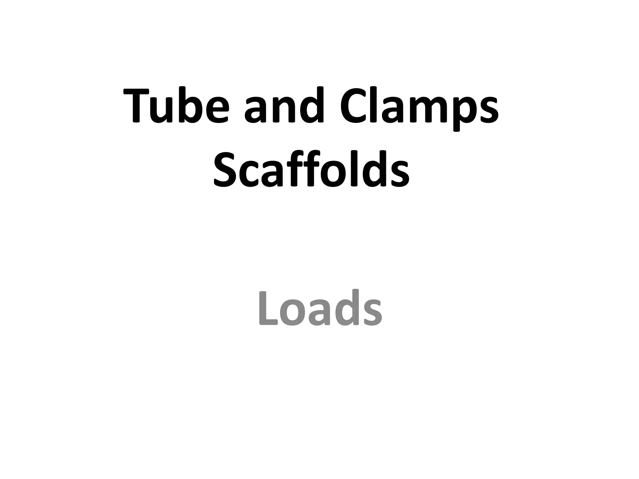 Calculating Scaffold Loads | Gaurav Singh Rajput | PDF
