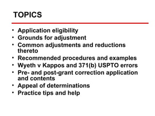 Calculating Sec. 154 Patent Term Adjustments | PPT