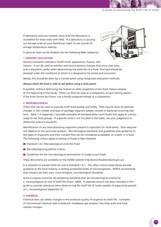 Calculating shelf life of foods | PDF