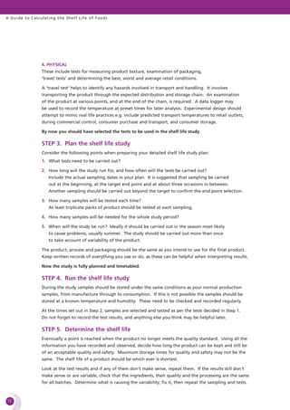 Calculating shelf life of foods | PDF